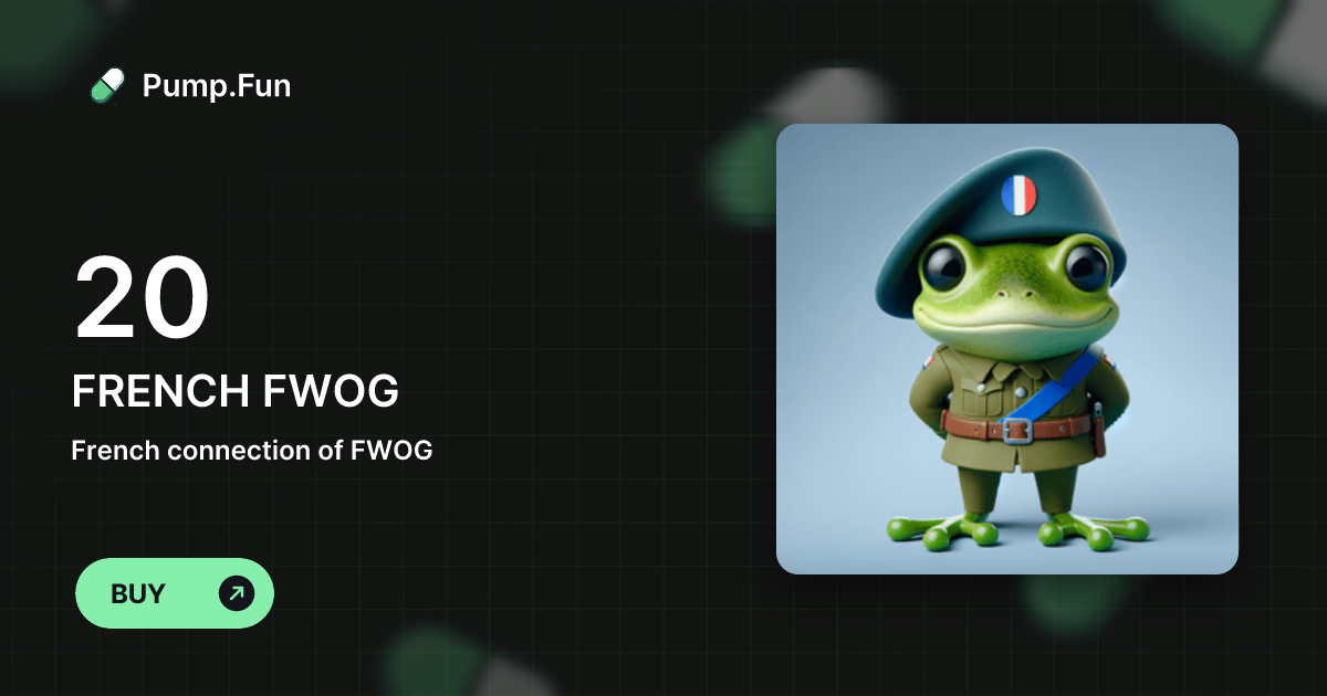 FRENCH FWOG (20) - Pump