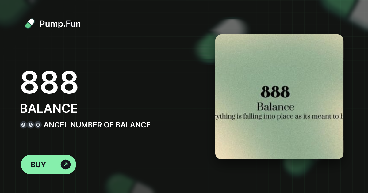 BALANCE (888) - Pump