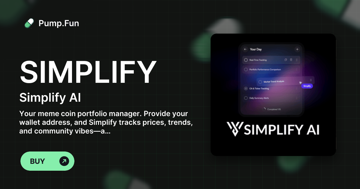 Simplify AI (SIMPLIFY) - Pump