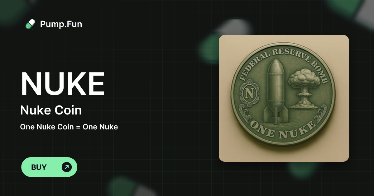 Nuke Coin (NUKE) - Pump