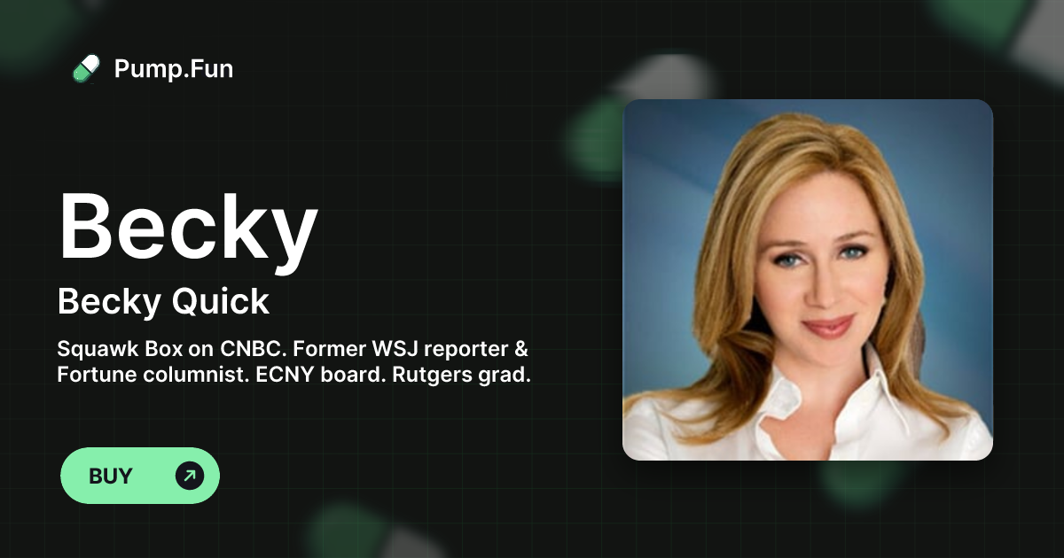 Becky Quick (Becky) - Pump