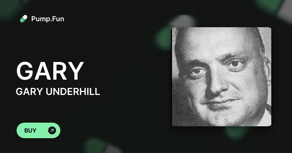 GARY UNDERHILL (GARY) - Pump