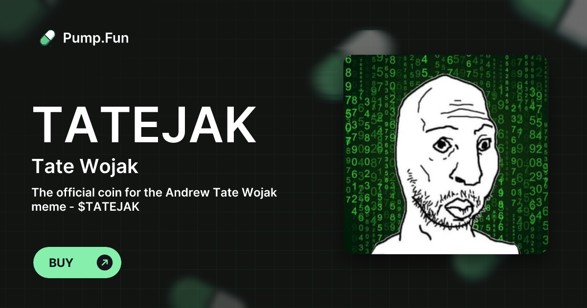 Tate Wojak (TATEJAK) - Pump