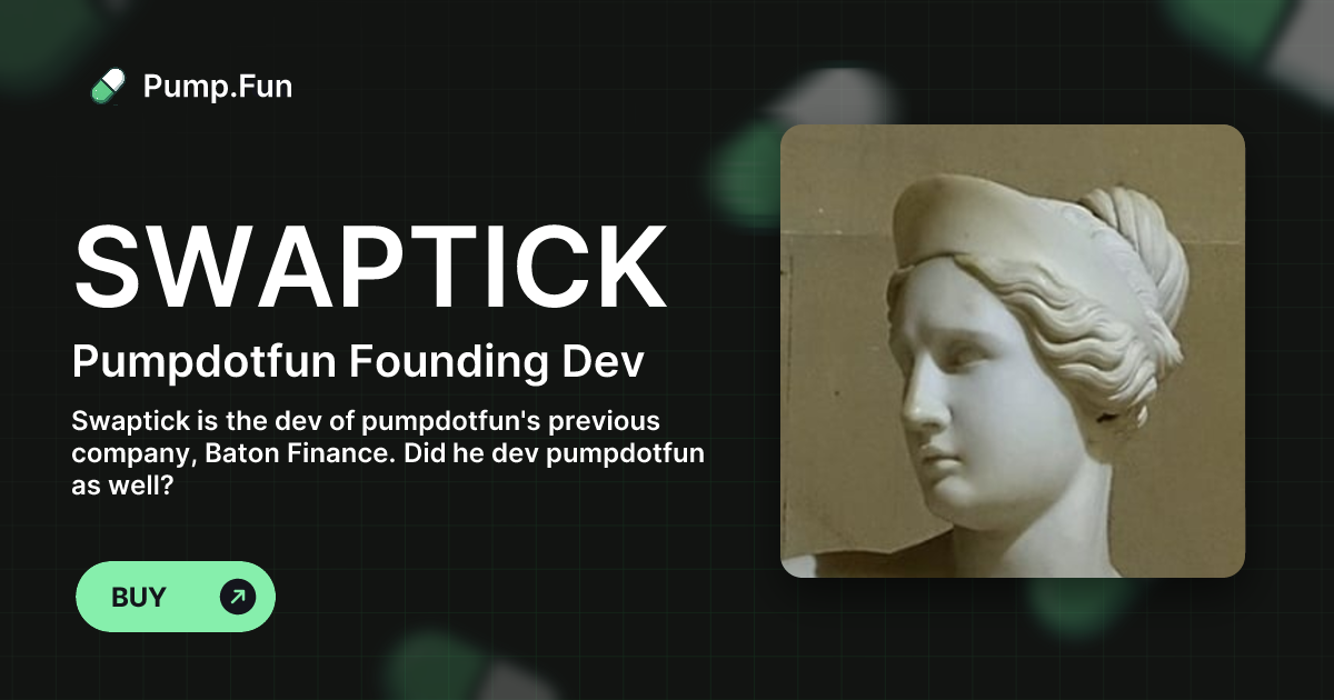 Pumpdotfun Founding Dev (SWAPTICK) - Pump