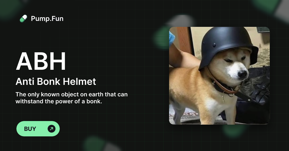 Anti Bonk Helmet (ABH) - Pump