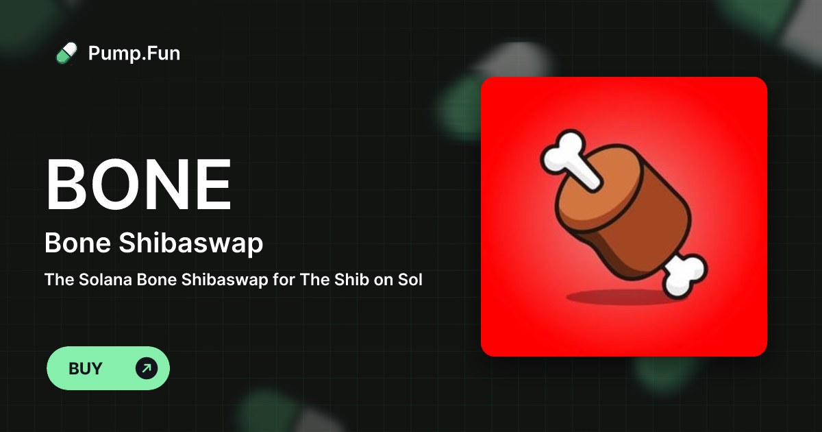 Bone Shibaswap (BONE) - Pump