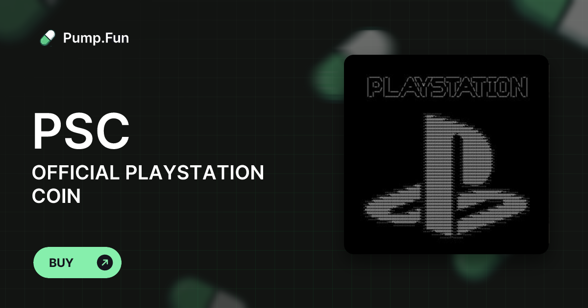 OFFICIAL PLAYSTATION COIN (PSC) - Pump