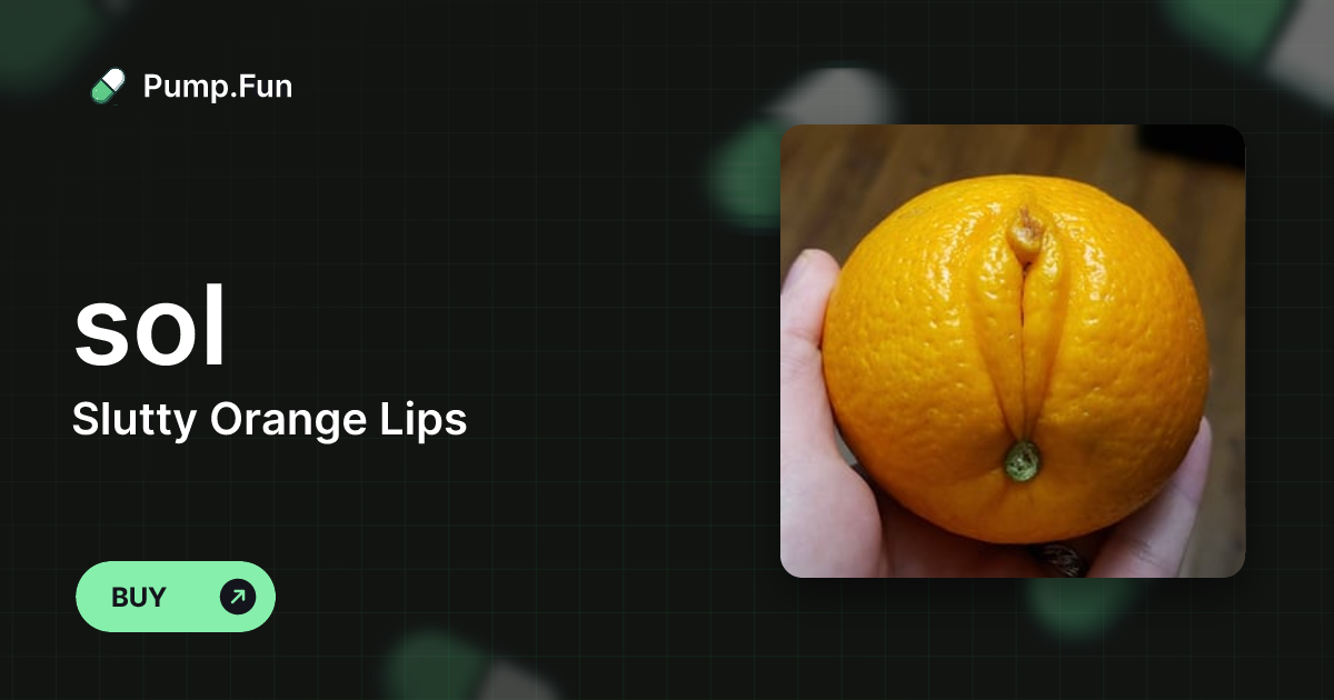 Slutty Orange Lips (sol) - Pump