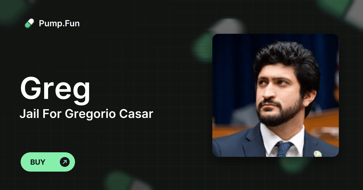 Jail For Gregorio Casar (Greg) - Pump