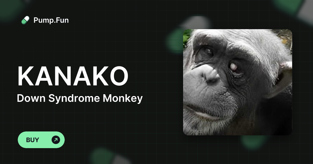 Down Syndrome Monkey (KANAKO) - Pump