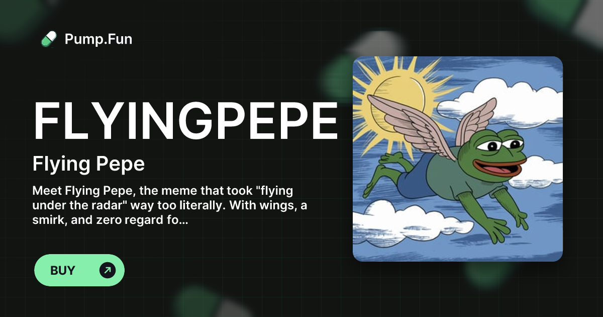 Flying Pepe (FLYINGPEPE) - Pump