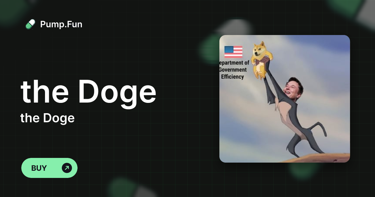 the Doge (the Doge) - Pump