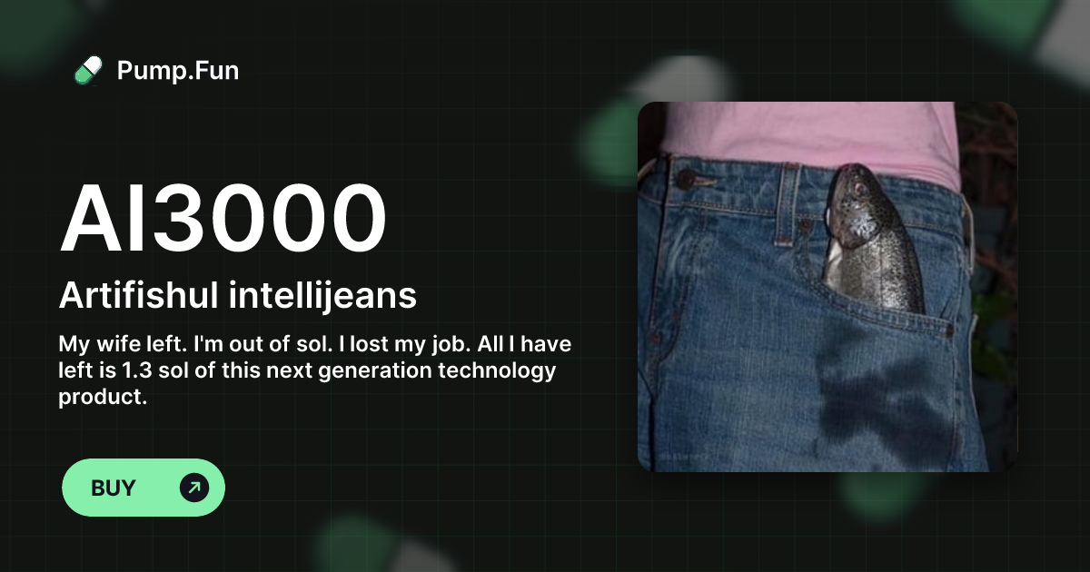 Artifishul intellijeans (AI3000) - Pump