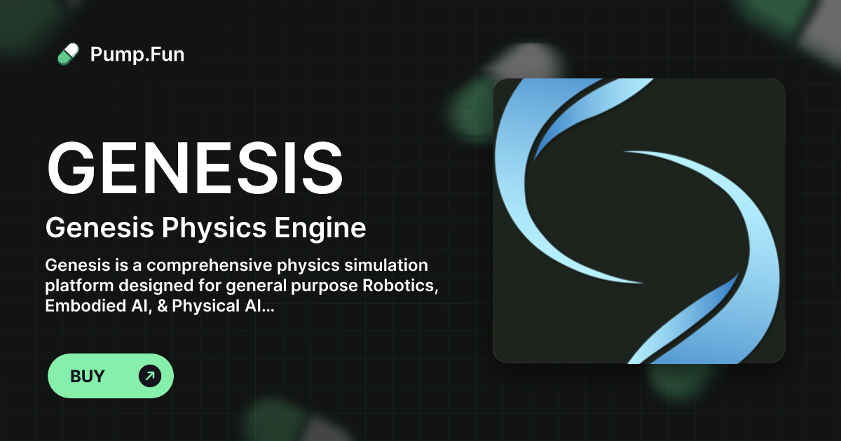 Genesis Physics Engine (GENESIS) - Pump