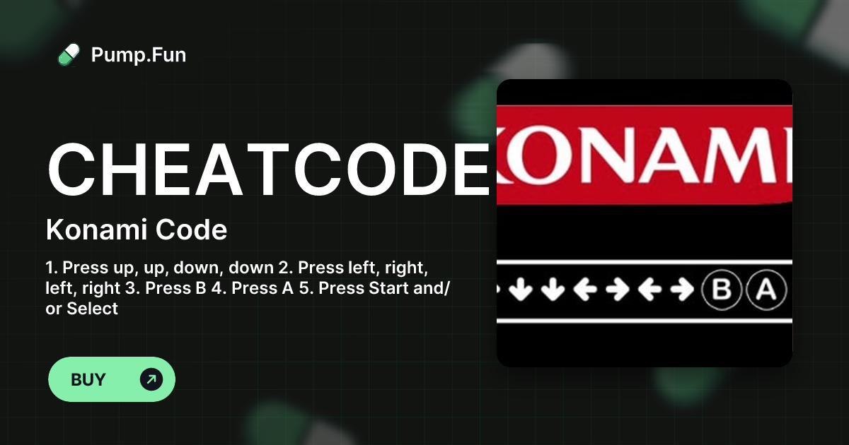Konami Code (CHEATCODE) - Pump