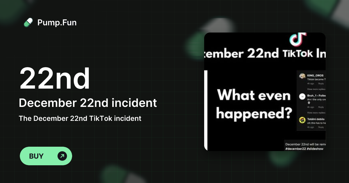 December 22nd incident (22nd) - Pump
