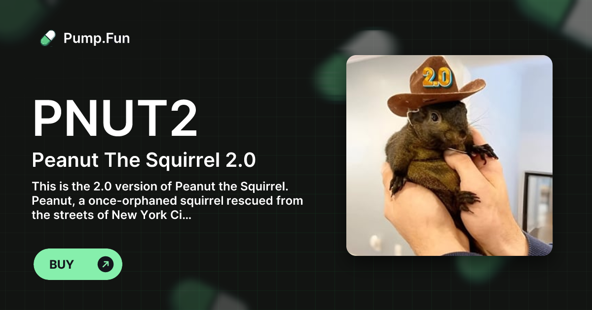 Peanut The Squirrel 2.0 (PNUT2) - Pump