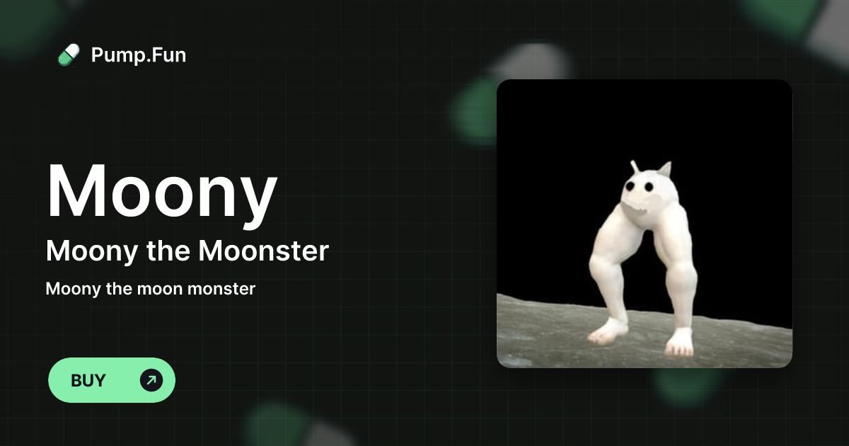 Moony the Moonster (Moony) - Pump