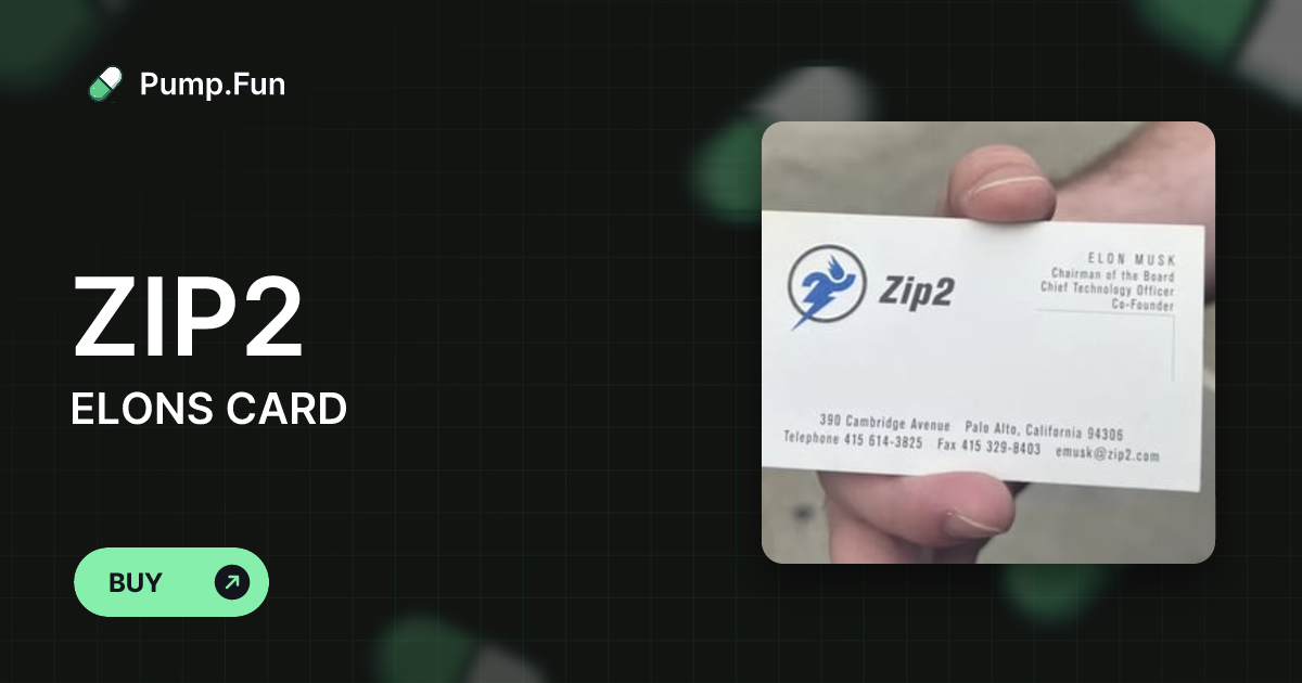 ELONS CARD (ZIP2) - Pump