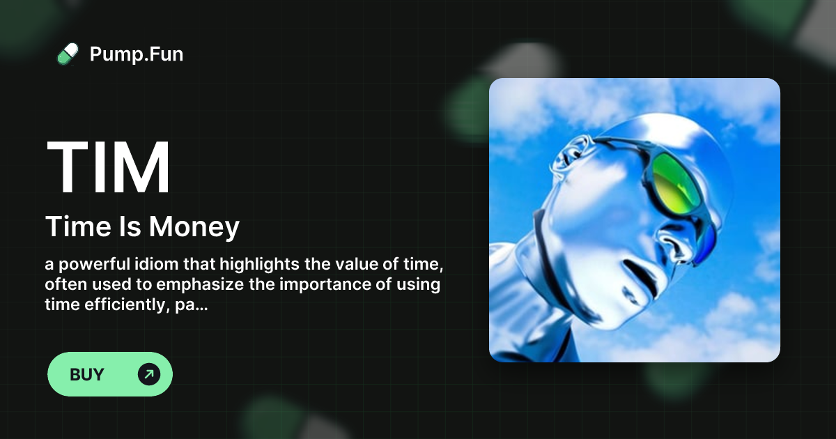 Time Is Money (TIM) - Pump