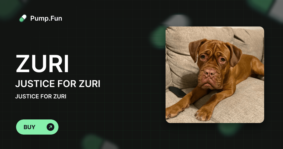 JUSTICE FOR ZURI (ZURI) - Pump