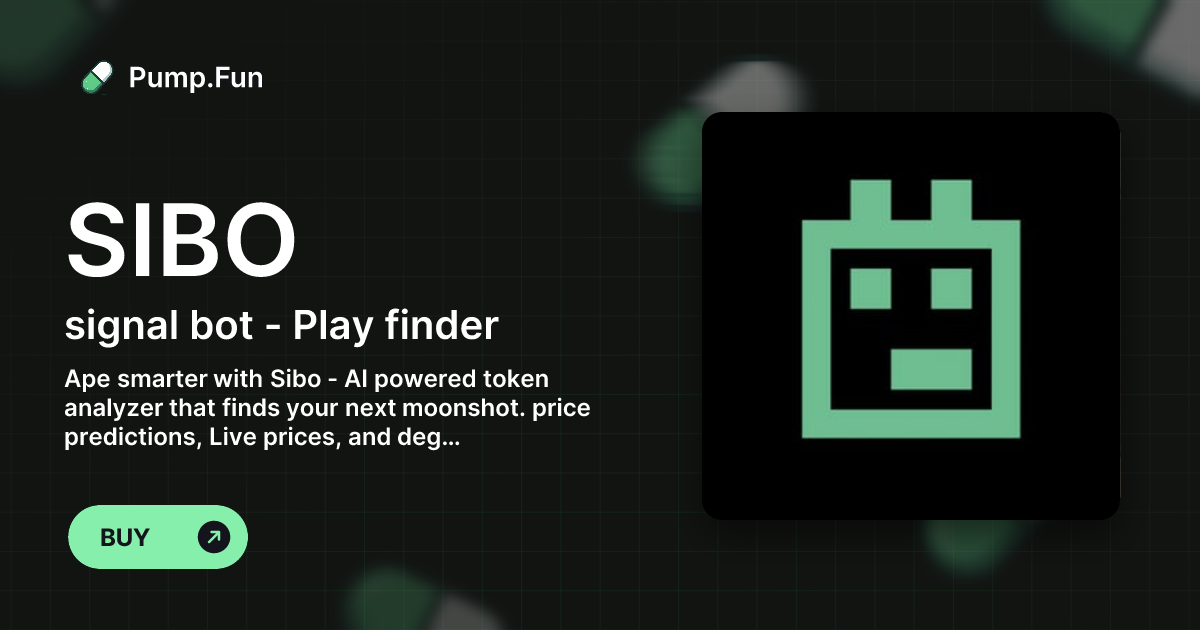 signal bot - Play finder (SIBO) - Pump