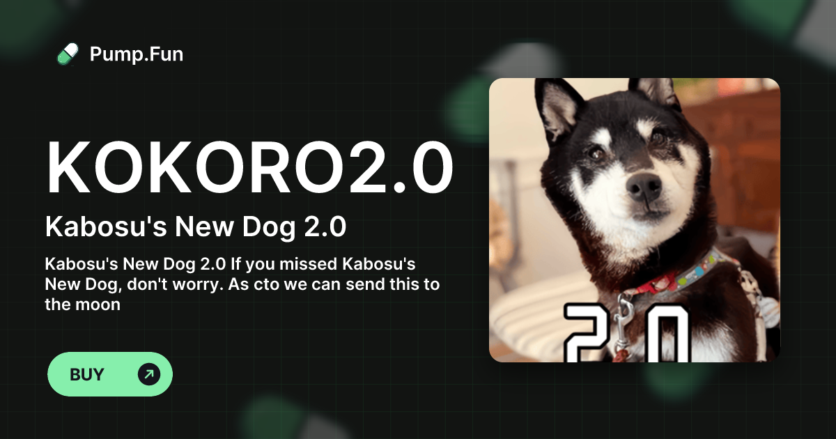 Kabosu's New Dog 2.0 (KOKORO2.0) - Pump