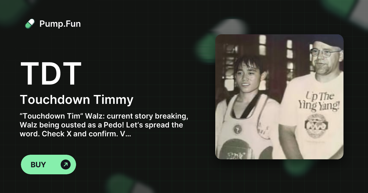 Touchdown Timmy (TDT) - Pump