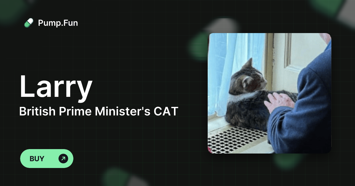 British Prime Minister's CAT (Larry) - Pump