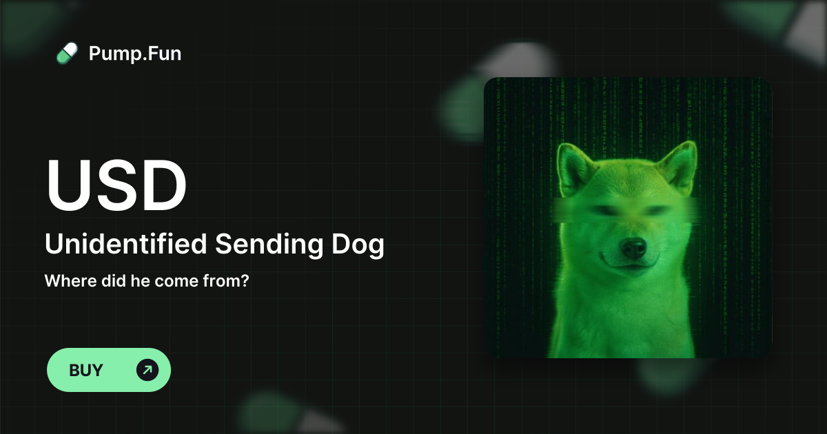 Unidentified Sending Dog (USD) - Pump
