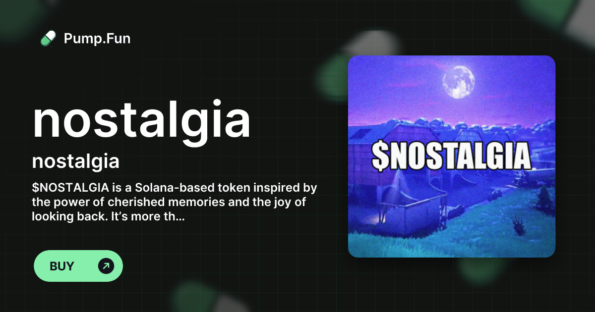 nostalgia (nostalgia) - Pump