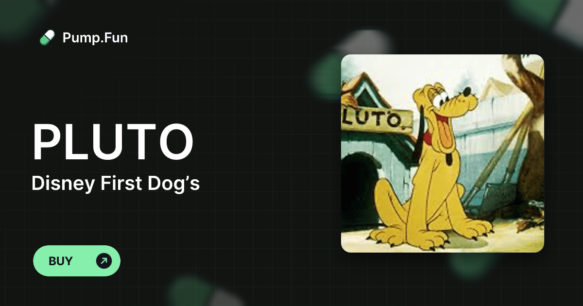 Disney First Dog’s (PLUTO) - Pump