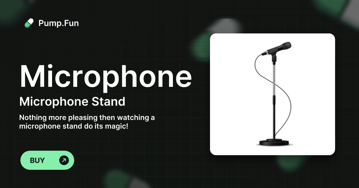 Microphone Stand (Microphone) - Pump