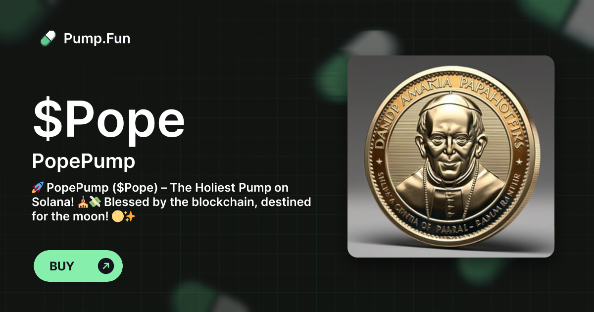 PopePump ($Pope) - Pump