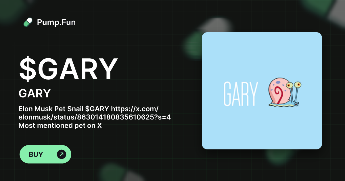 GARY ($GARY) - Pump