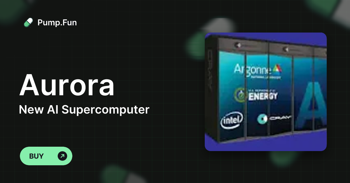 New AI Supercomputer (Aurora) - Pump