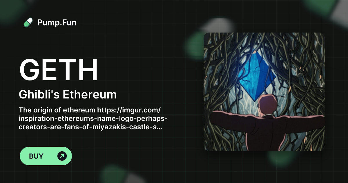Ghibli's Ethereum (GETH) - Pump