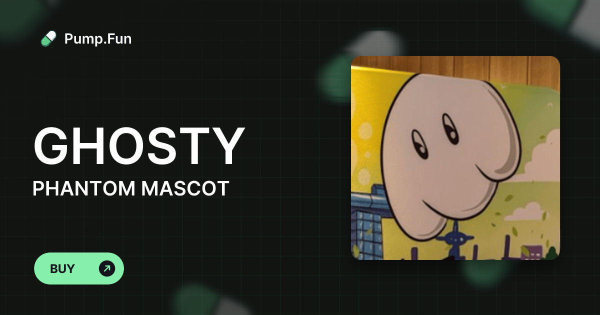 PHANTOM MASCOT (GHOSTY) - Pump