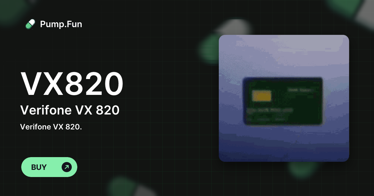 Verifone VX 820 (VX820) - Pump