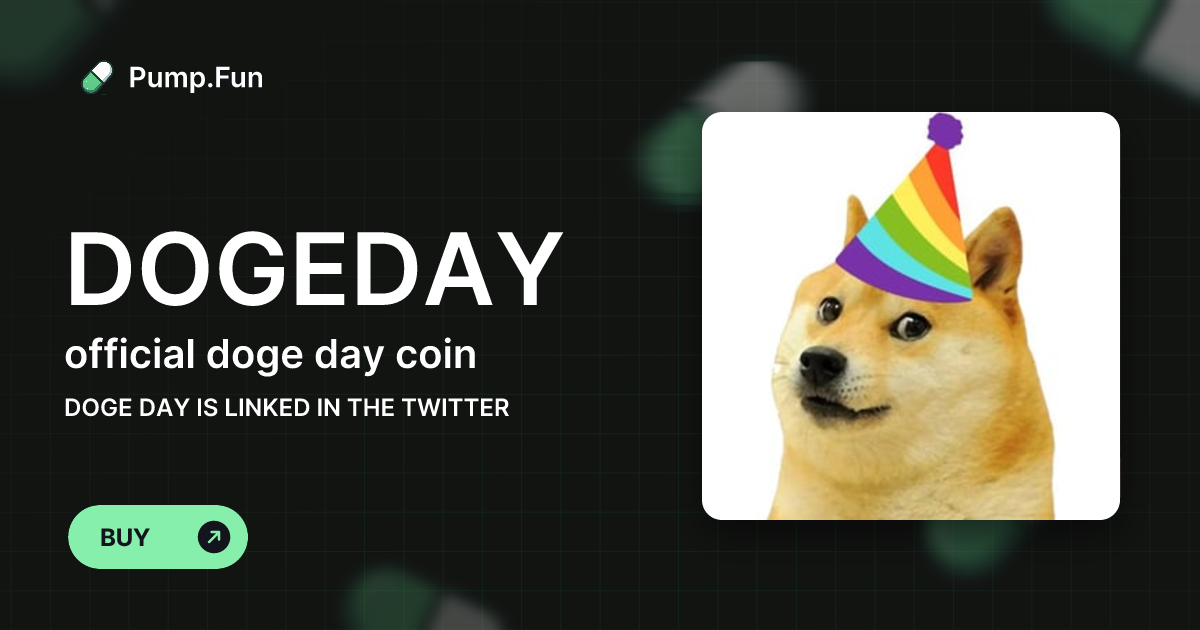 official doge day coin (DOGEDAY) - Pump