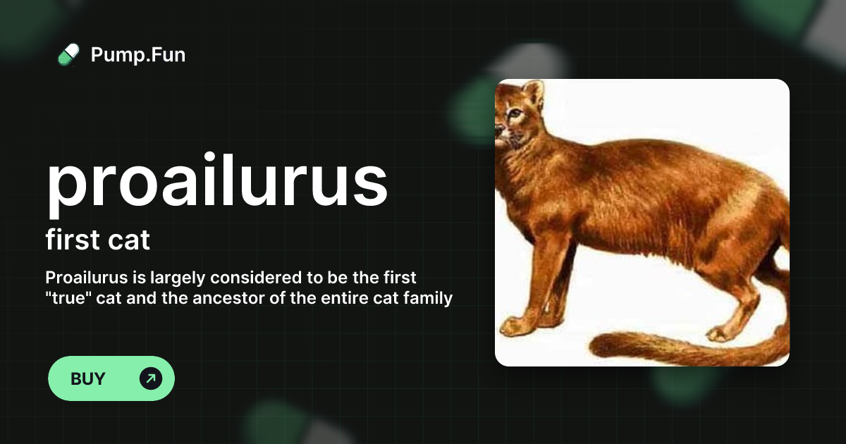 first cat (proailurus) - Pump