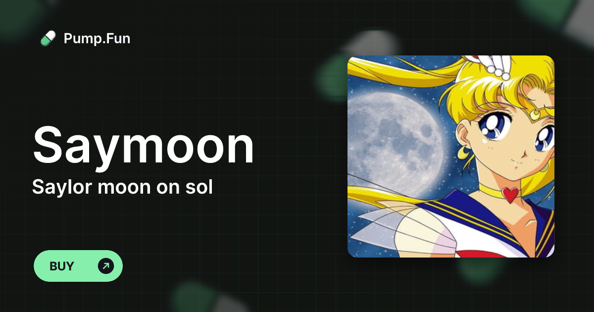 Saylor moon on sol (Saymoon) - Pump