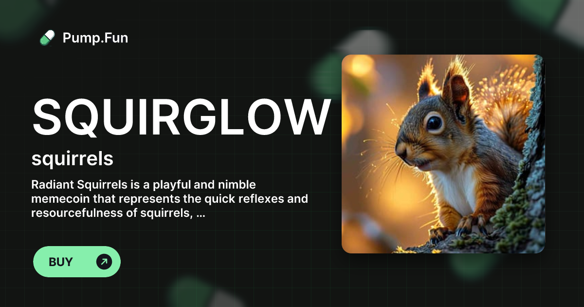 squirrels (SQUIRGLOW) - Pump