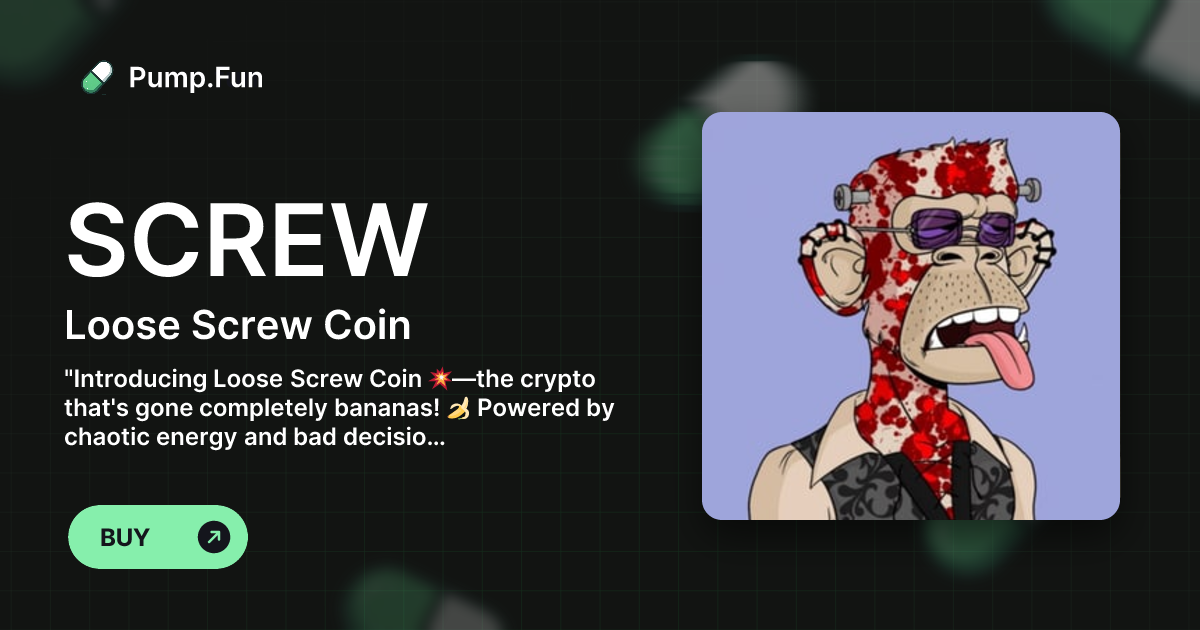 Loose Screw Coin (SCREW) - Pump