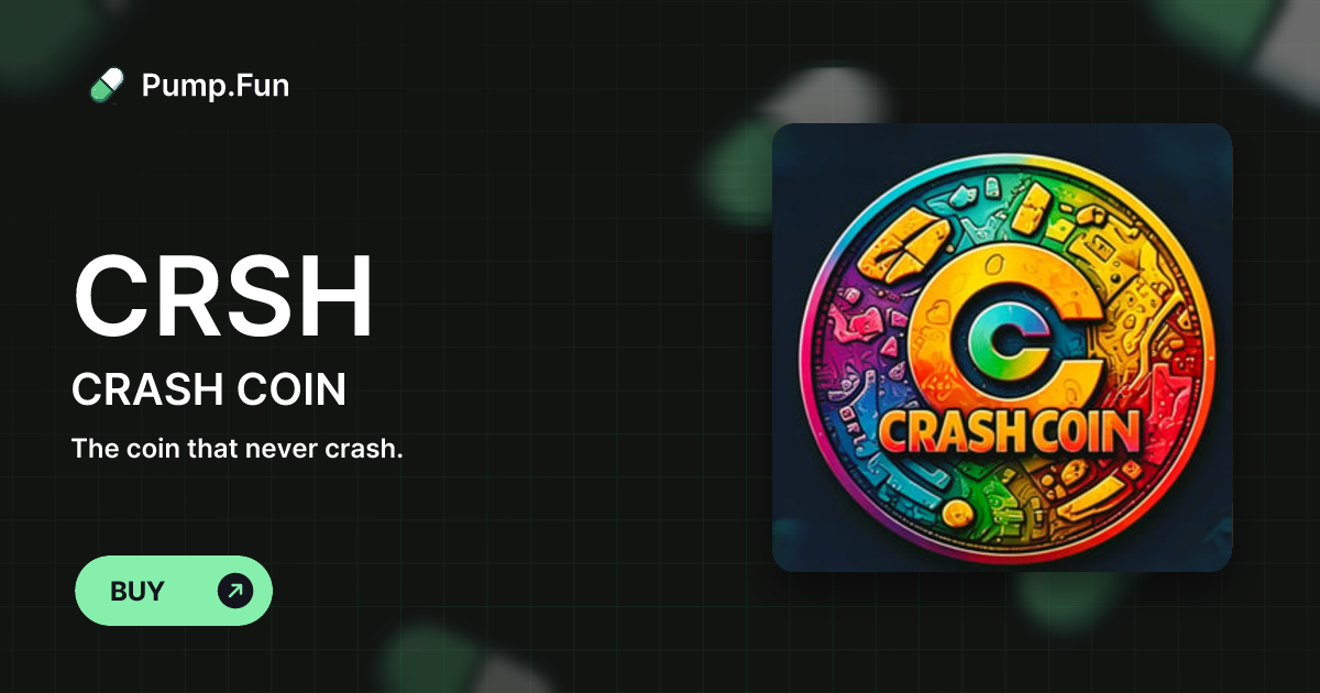 CRASH COIN (CRSH) - Pump