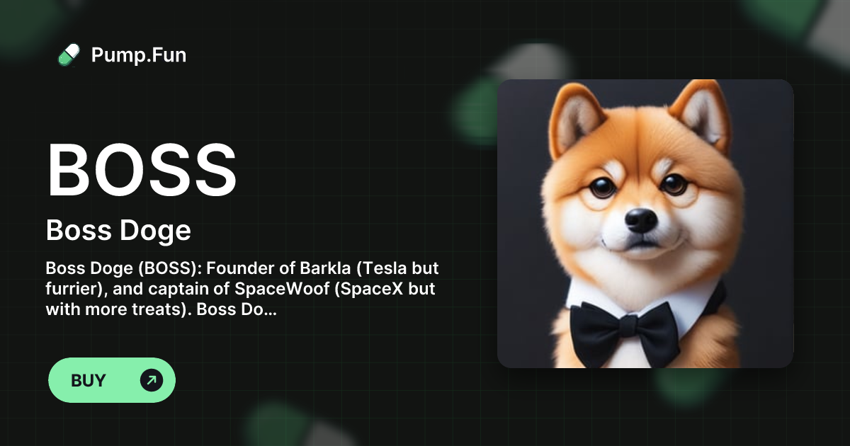 Boss Doge (BOSS) - Pump