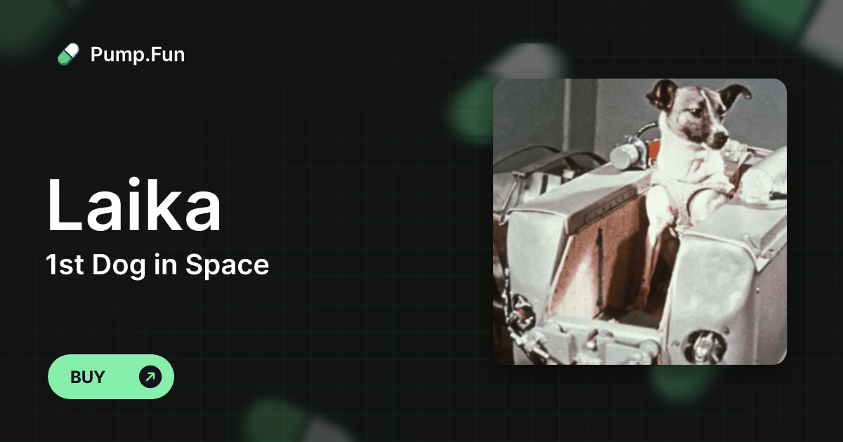 1st Dog in Space (Laika) - Pump