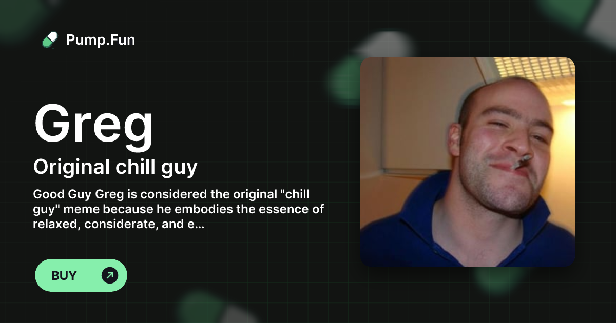 Original chill guy (Greg) - Pump