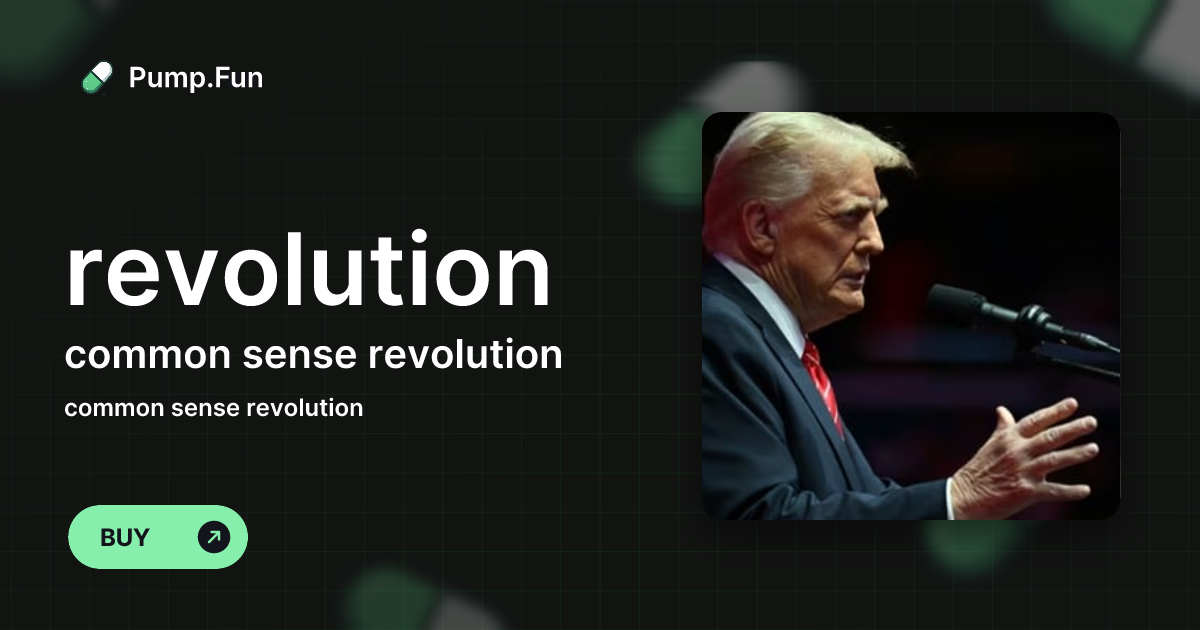 common sense revolution (revolution) - Pump