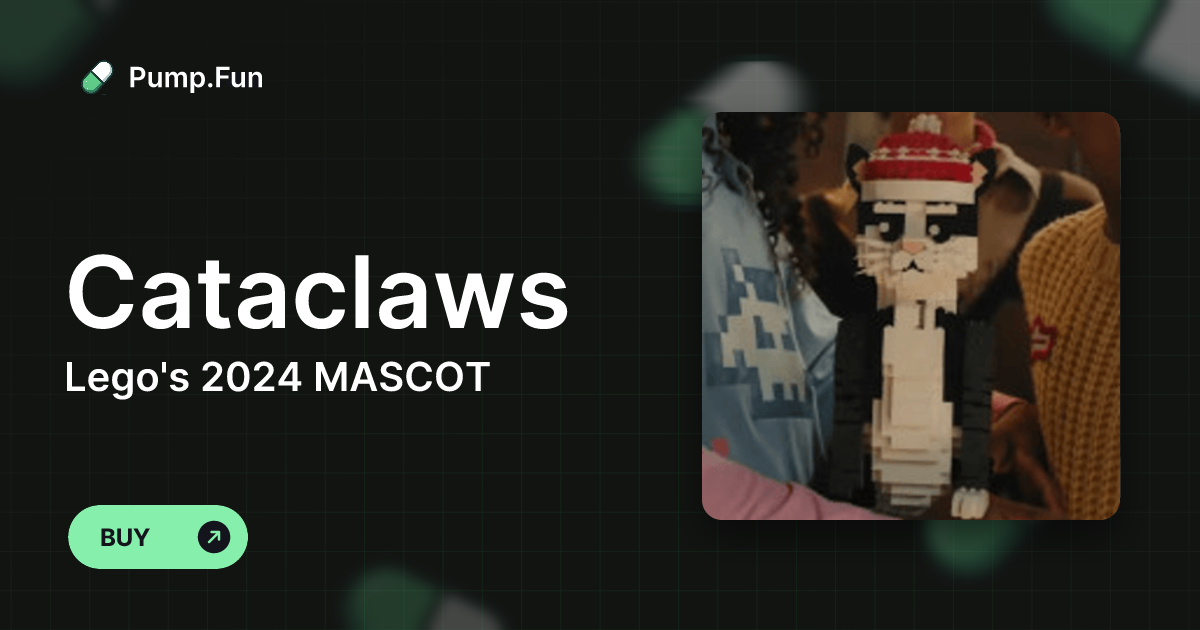 Lego's 2024 MASCOT (Cataclaws) - Pump